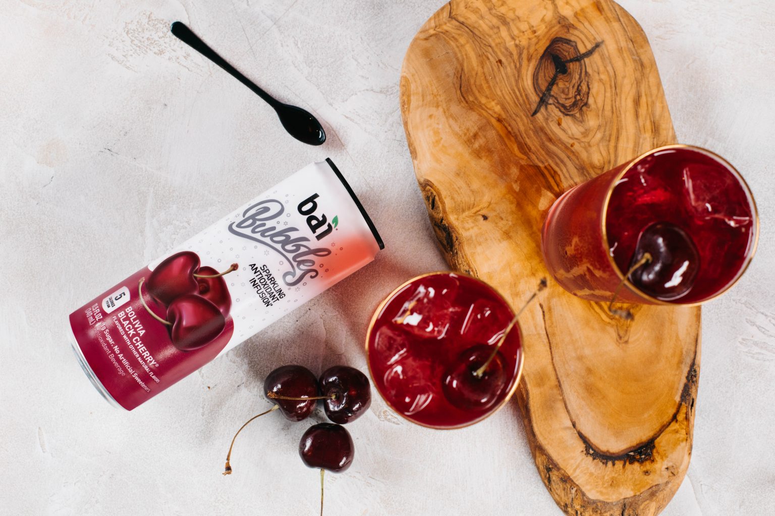 Black Cherry Bourbon Fizz - Bai Flavor Life