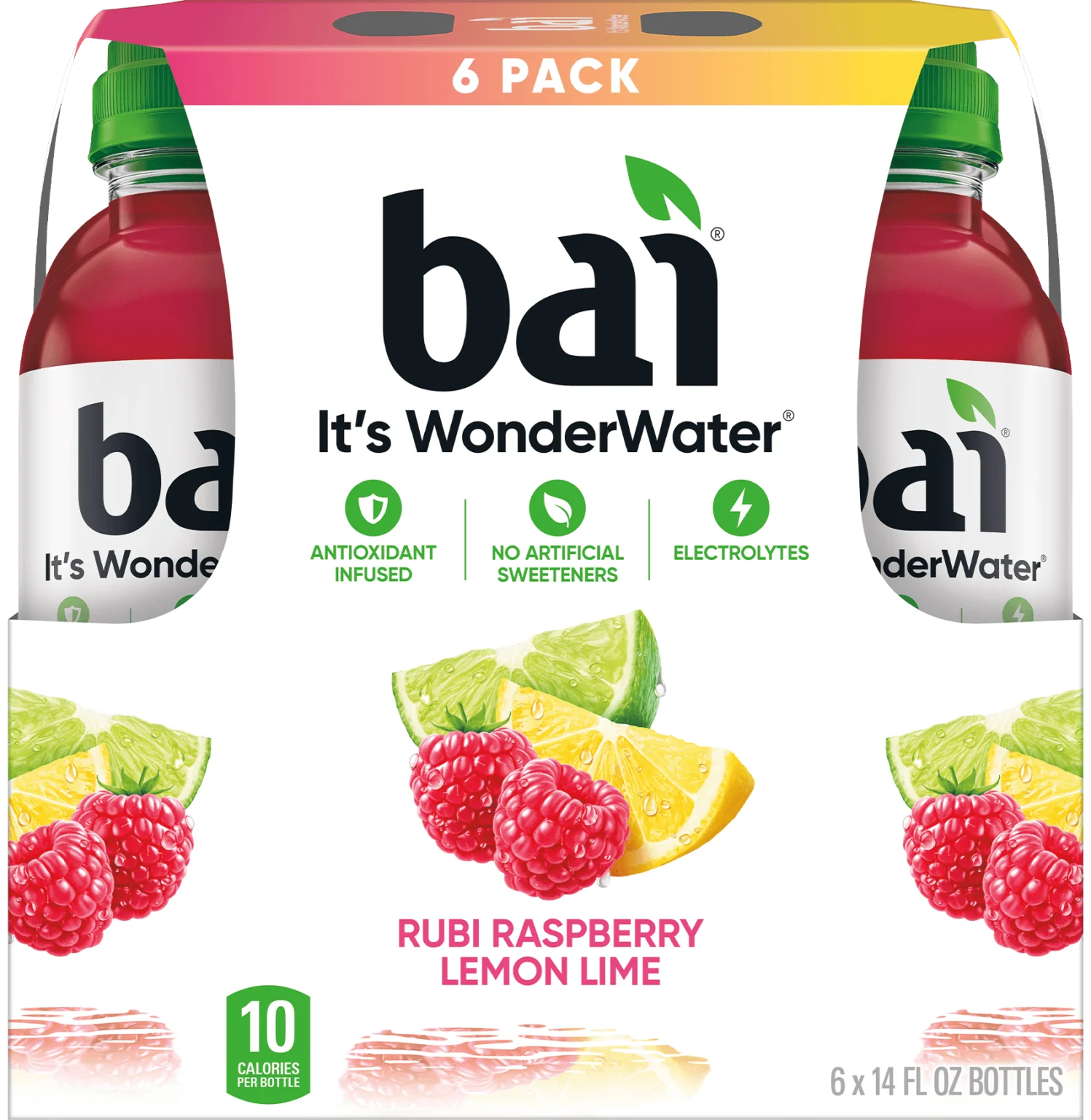Rubi Raspberry Lemon Lime - Bai Water Beverage