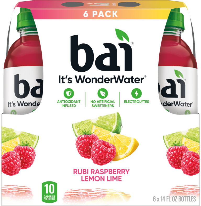 Rubi Raspberry Lemon Lime - Bai Water Beverage